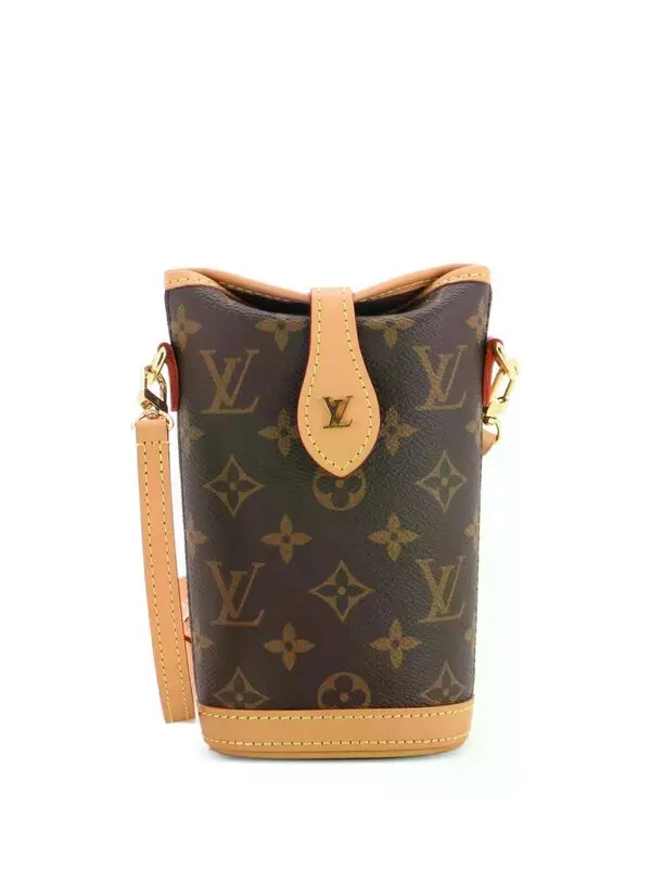 LOUIS VUITTON Fold Me Pouch Monogram Canvas Crossbody Bag - Brown