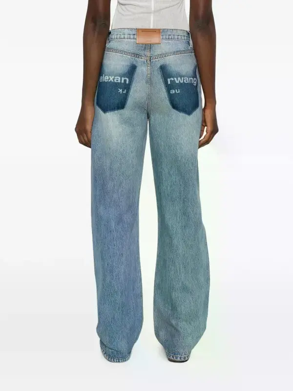 Alexander Wang Logo-detail Belt-loop Jeans