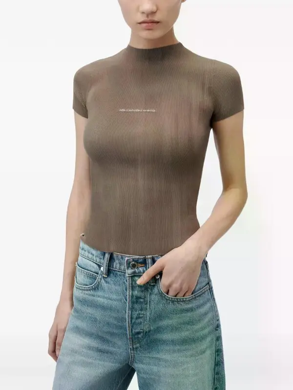 Alexander Wang Logo Detail Belt Loop Jeans