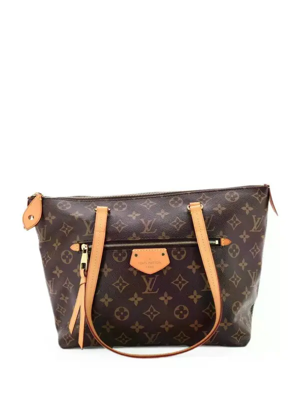 LOUIS VUITTON Iena Tote Monogram Canvas Pm Shoulder Bag - Brown