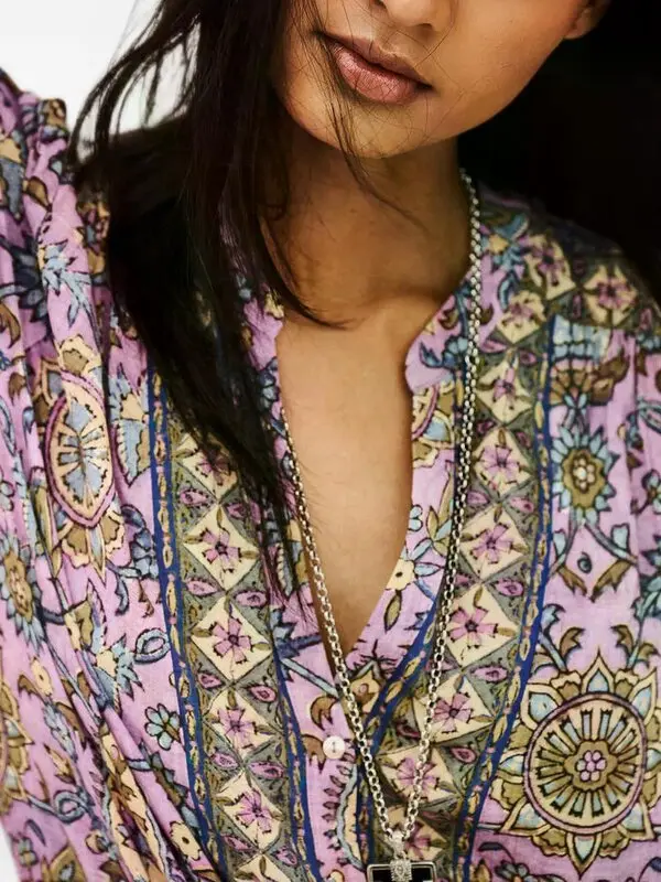 Ba&sh Simi Puff-sleeve Blouse