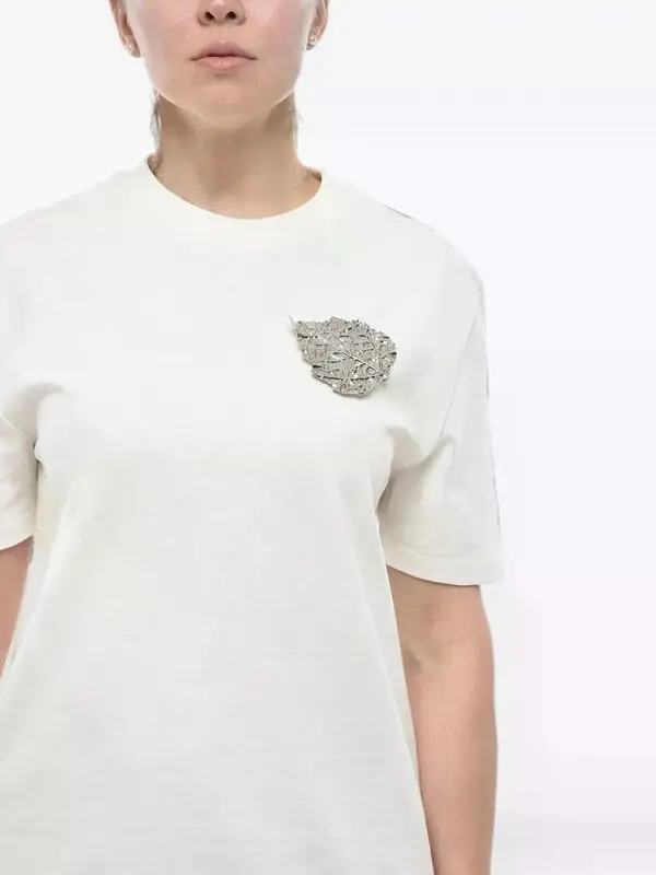 JIL SANDER Jewel-pin Cotton T-shirt