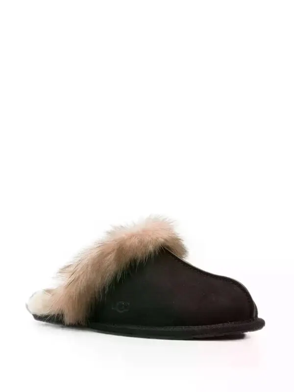 UGG Shearling-trim Slip-on Slippers