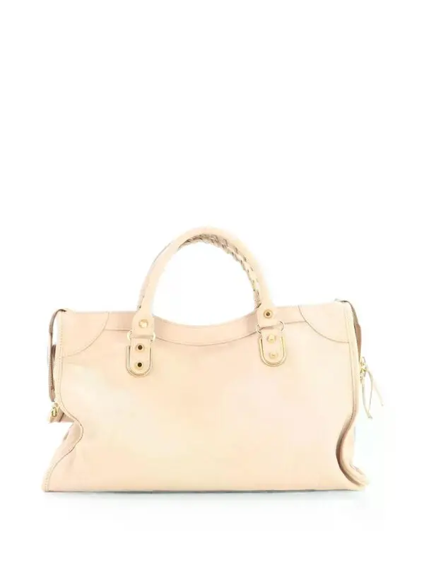 Balenciaga Classic Metallic Edge Leather Medium Satchel