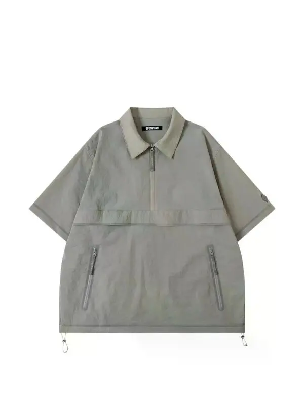 SPOONYARD Half-zip Short-sleeve Polo Shirt