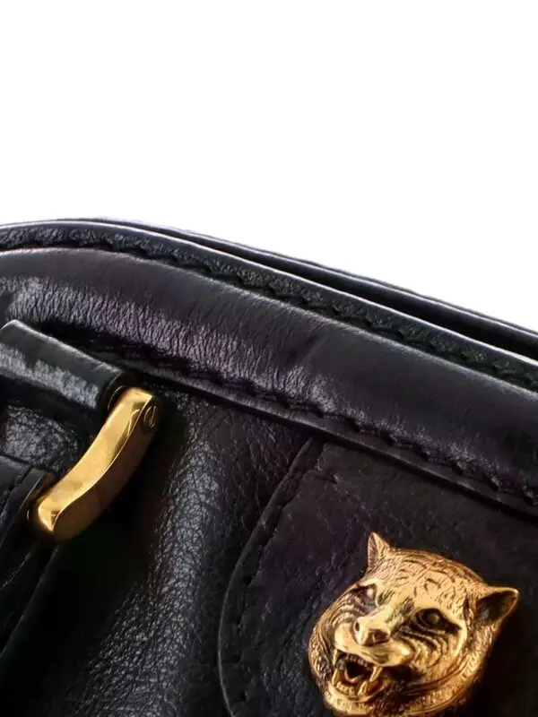 Gucci Re Top Handle Bag Leather Medium Satchel