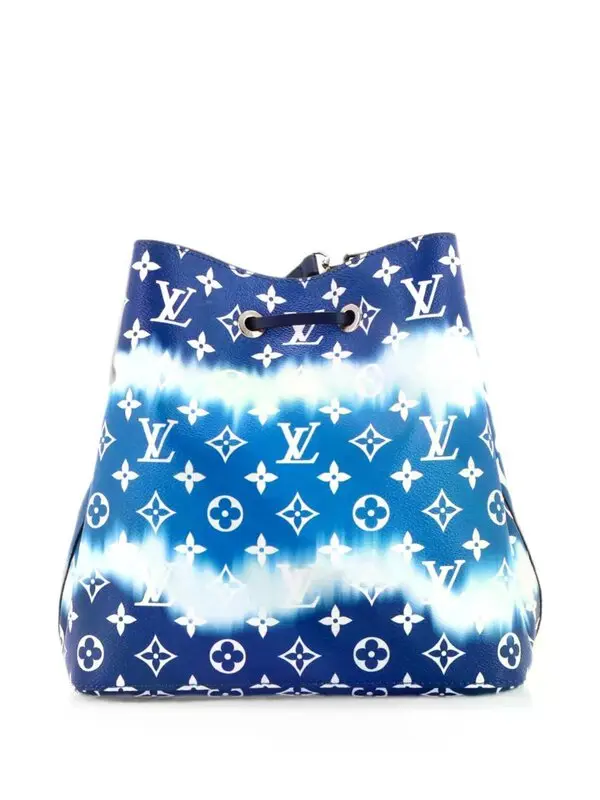 LOUIS VUITTON Escale Monogram Giant Mm Bucket Bag - Blue