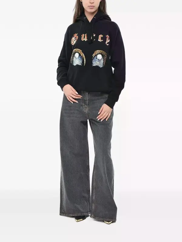 Gucci Logo Hoodie - Black