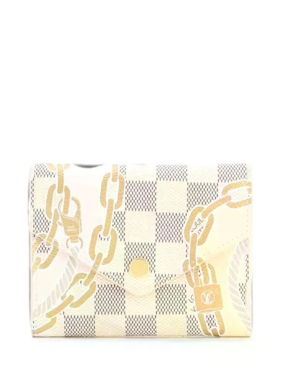 LOUIS VUITTON Victorine Wallet Limited Edition Nautical Damier Small Wallets - Neutrals