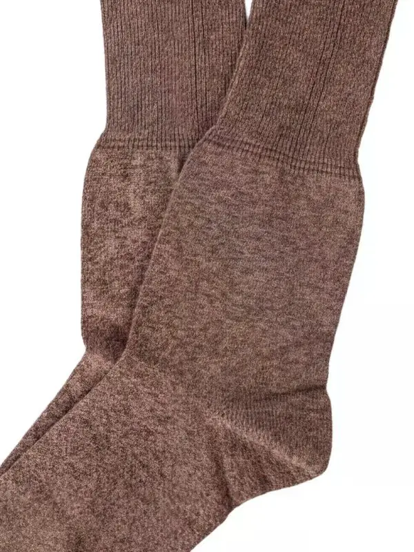 TAIGA TAKAHASHI Zokki Weave Ribbed Socks