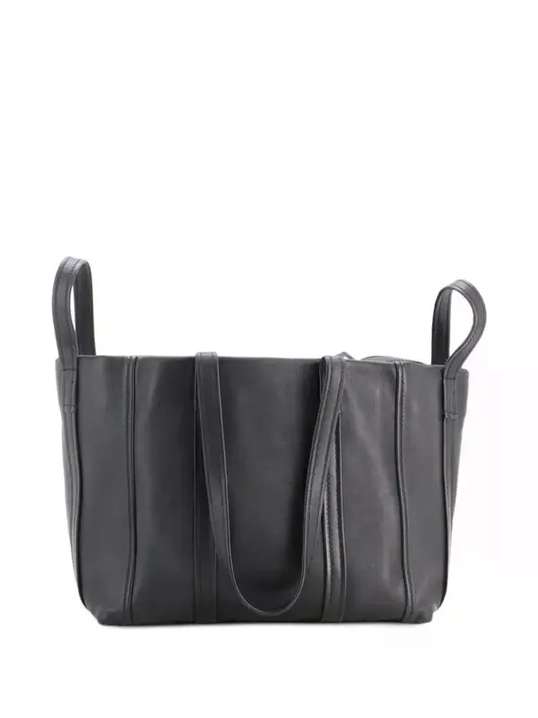 Balenciaga Laundry Day Cabas Leather Small Tote Bag