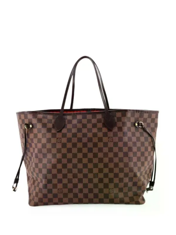 LOUIS VUITTON Neverfull Damier Gm Tote Bag - Brown