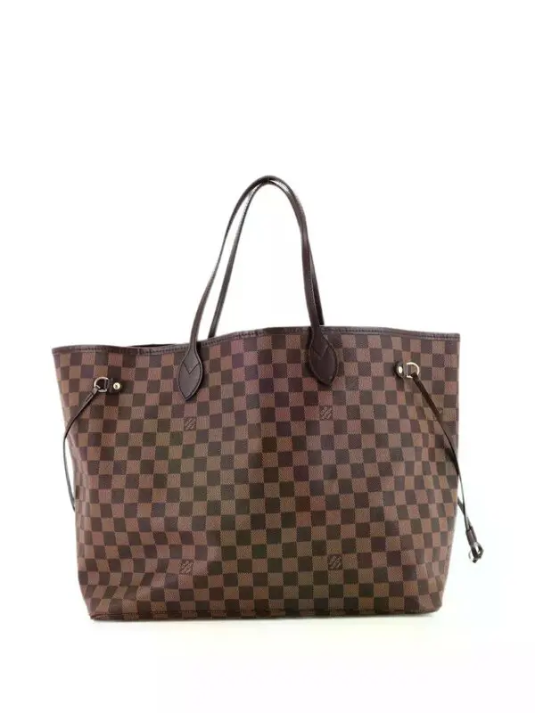 LOUIS VUITTON Neverfull Damier Gm Tote Bag - Brown