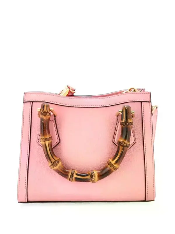 Gucci Diana Mini Tote Crossbody Bag With Bamboo Handle - Pink