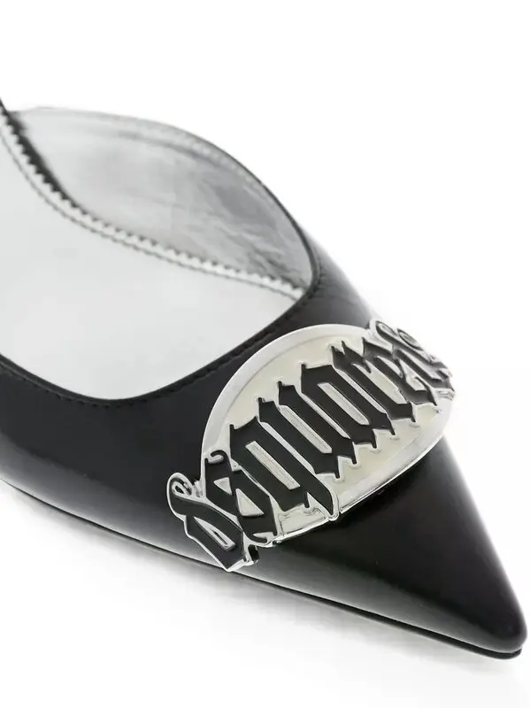 Dsquared2 Gothic Mule Sandals With Stiletto Heel