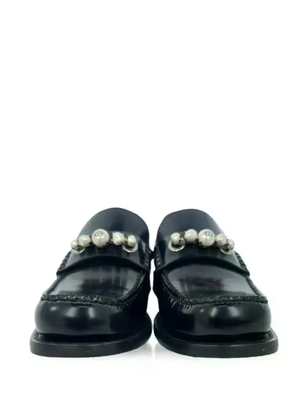Dior Pearl Embellished Loafers