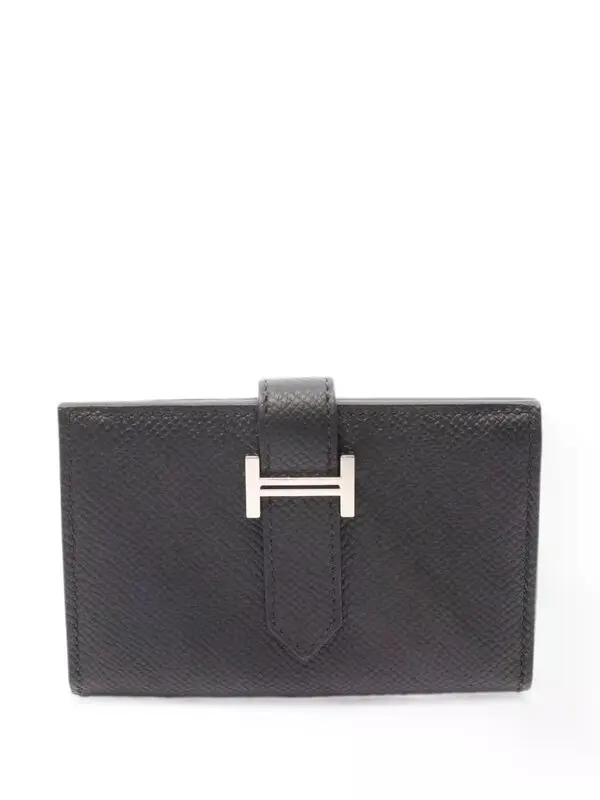 Hermès Béarn Epsom Card Case - Black