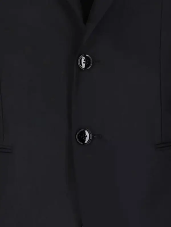 Giorgio Armani Soho Single-breasted Wool-blend Suit - Black