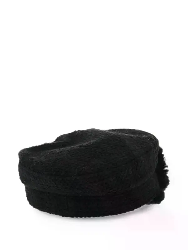 Moncler Après-ski Faux-shearling Breton Hat - Black