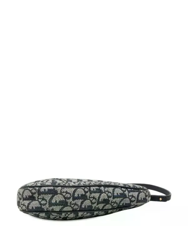 Dior Monogram Canvas Saddle Pochette Shoulder Bag
