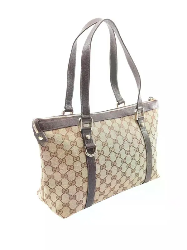Gucci 2000-2015 Gg Canvas Abbey D Ring Tote Bag - Neutrals