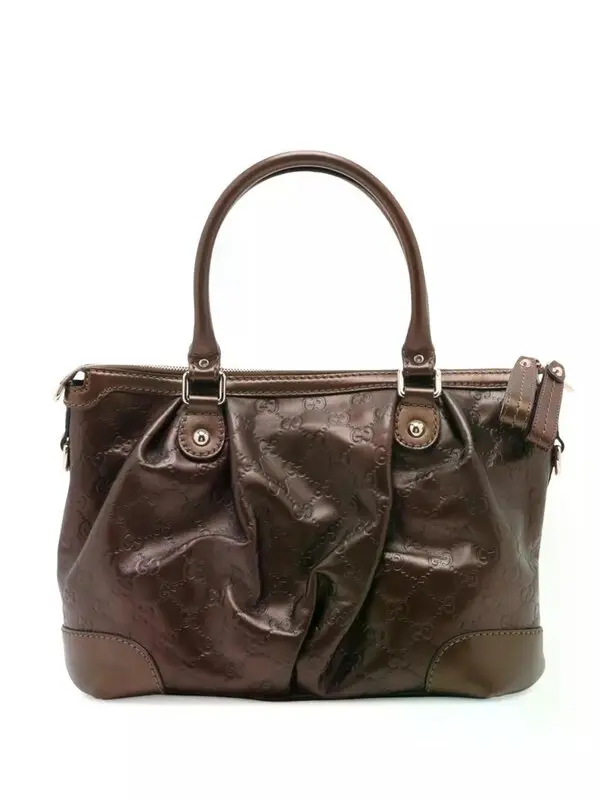 Gucci 2000-2015 Guccissima Sukey Satchel