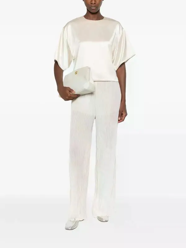 Simkhai Satin Finish Short-sleeve Top