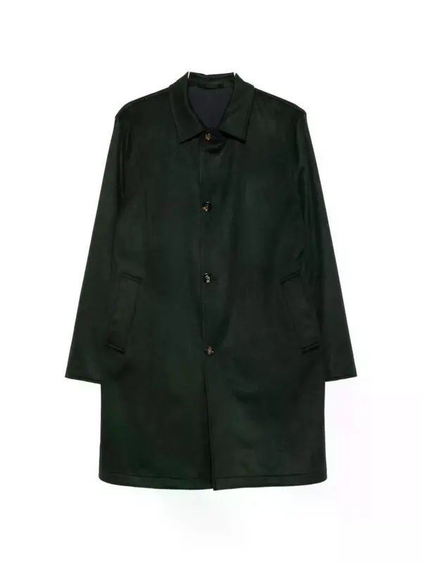 KIRED Single-breasted Buttoned Coat