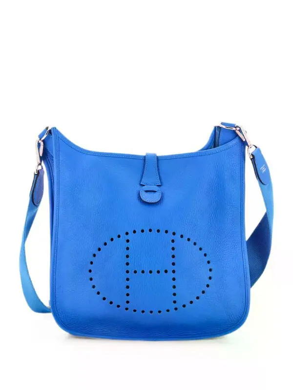 Hermès Evelyne Bag Gen Iii Clemence Pm Crossbody Bag - Blue