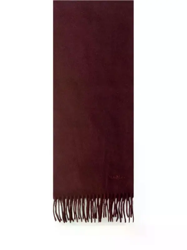Max Mara Fringed Wool Scarf