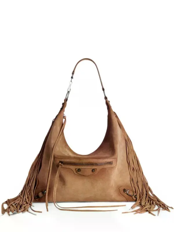 Balenciaga Le City Bag Medium In Camel - Brown
