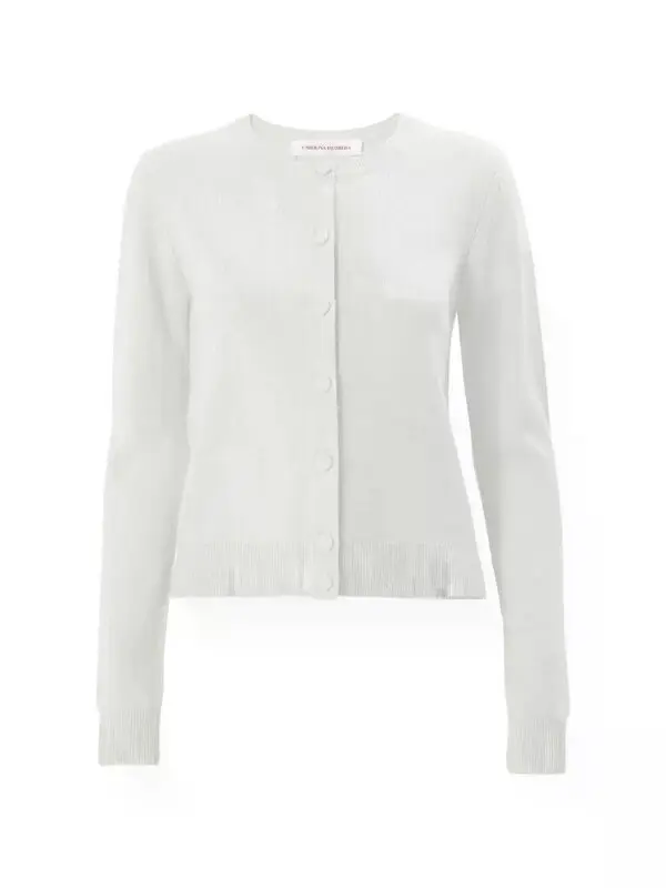 Carolina Herrera Crew Neck Long Sleeve Cardigan