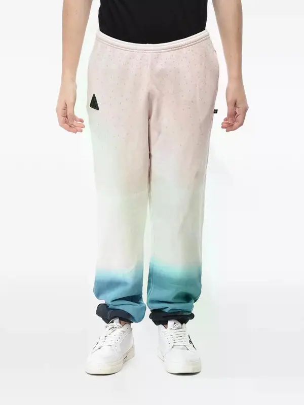 Off-White Rhinestone-embellished Degradé Track Pants - Pink