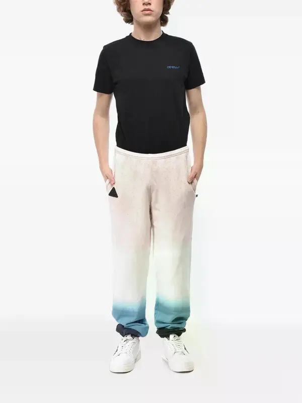 Off-White Rhinestone-embellished Degradé Track Pants