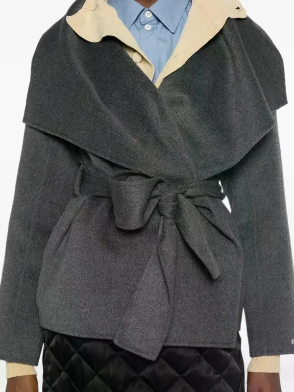 Marella Mllpulcino Belted Shawl-collar Coat
