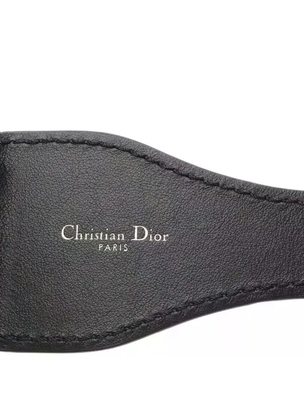 Dior Embroidered Leather Belt