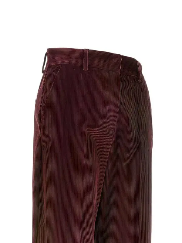 Max Mara Corduroy Wide-leg Trousers