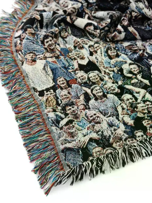 BLESS Nº75 Raushfaces Cotton Blanket