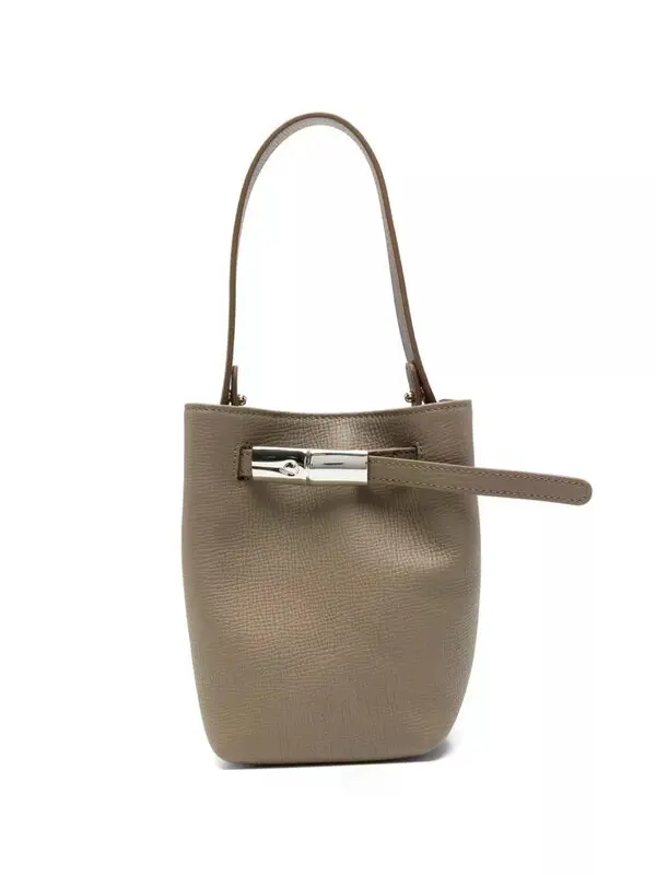 Longchamp Xs Le Smart Leather Bucket Bag