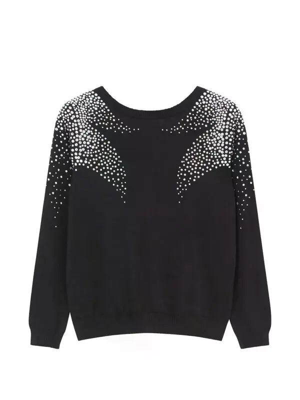 Ba&sh Embellished Knit Pullover Sweater