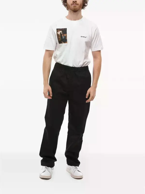 Off-White Elasticated-waist Chino Trousers