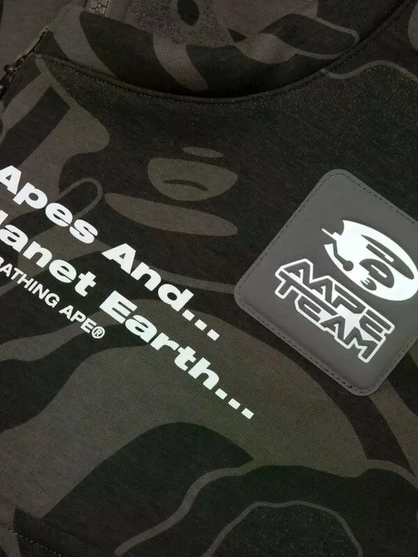 AAPE BY *A BATHING APE Moonface Camo Hoodie - Brown