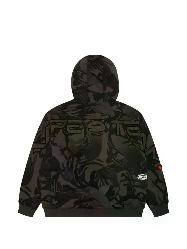 AAPE BY *A BATHING APE Moonface Camo Hoodie - Brown