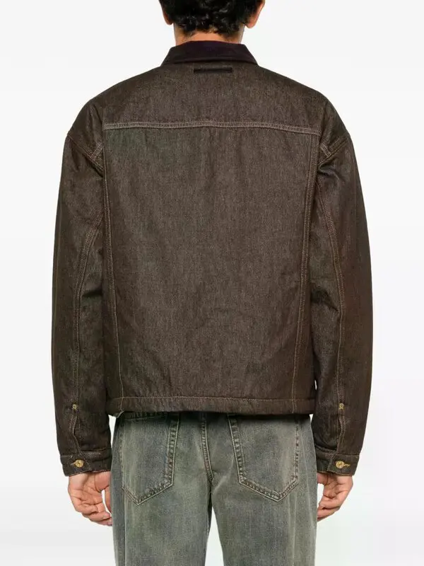 7 For All Mankind Corduroy Collar Denim Jacket