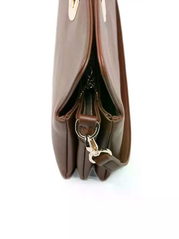 TWINSET Logo-engraved Cut-out Handle Tote Bag