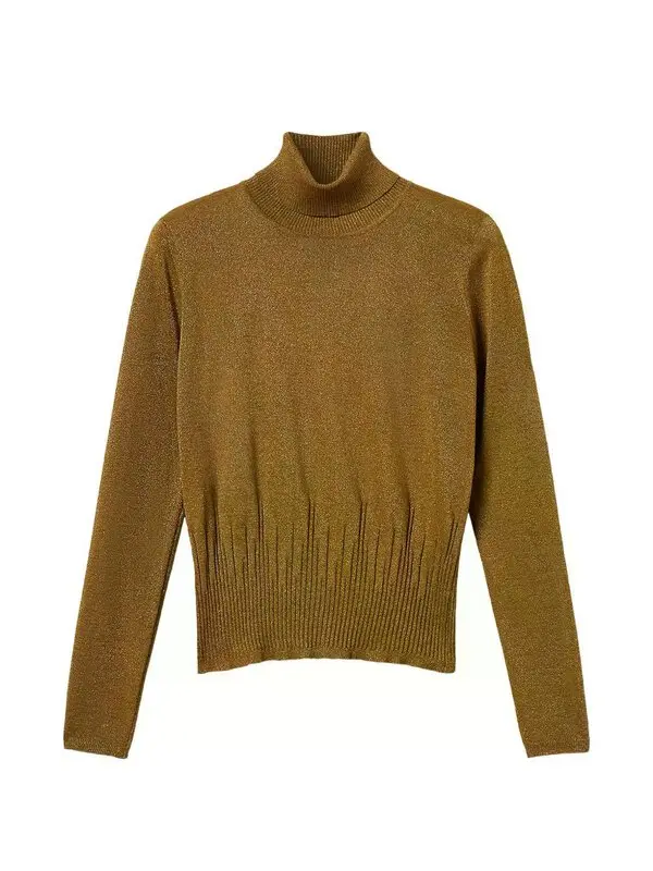 TWINSET Turtleneck Jumper With Lurex