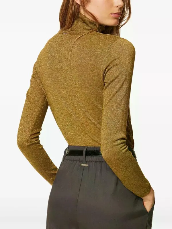 TWINSET Turtleneck Jumper With Lurex