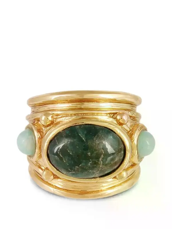 Gas Bijoux Simone Kambaba Ring With Oval-cut Kambaba Jasper