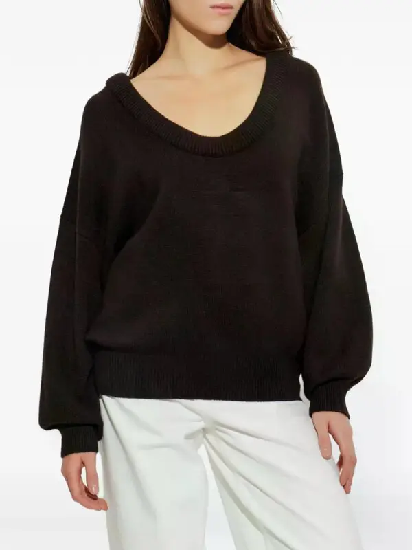 LISA YANG Doria Off-shoulder Sweater
