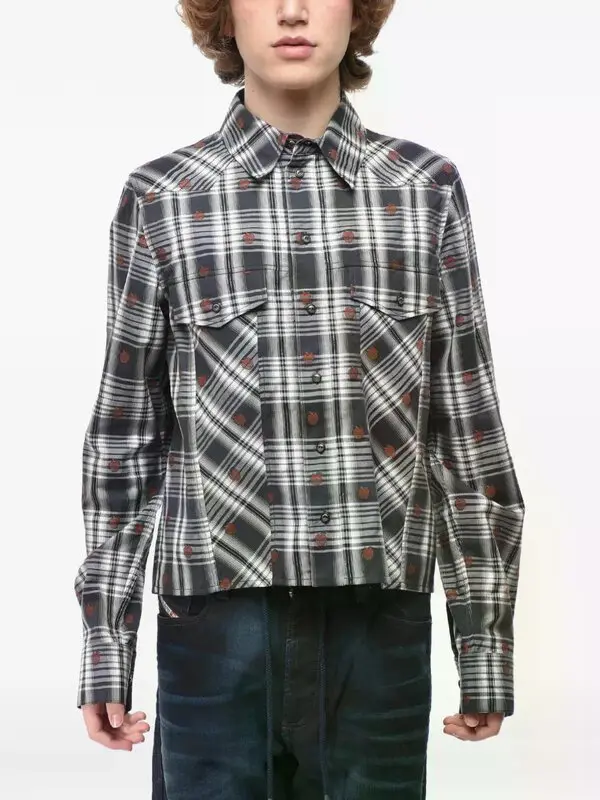 Off-White Checked Shirt